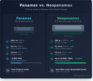 Panamax vs. Neopanamax: Key Differences for Canal Transit - Adimar ...