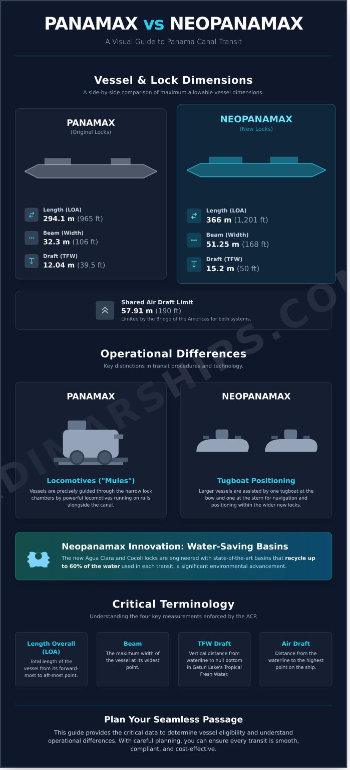 Panamax vs. Neopanamax: The Complete Transit Guide for Ship Operators ...