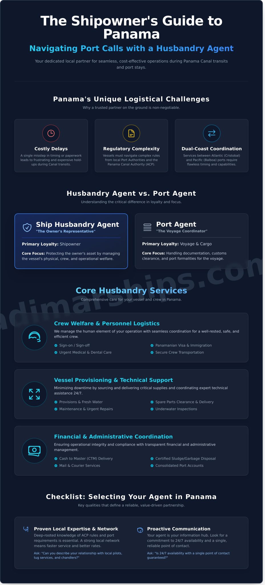 Ship Husbandry Agent Panama: A Guide to Seamless Port Operations ...